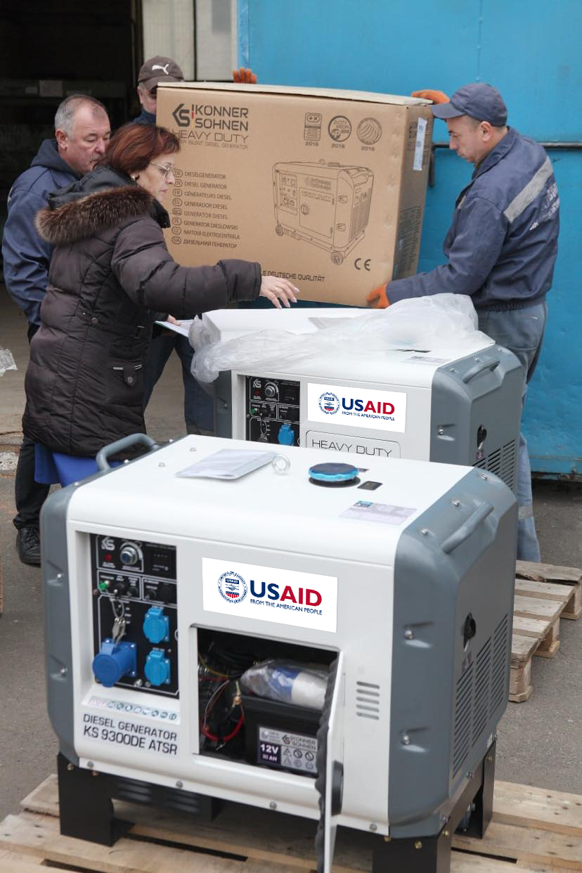 USAID Energy Security Project delivered 667 generators for the needs of ...
